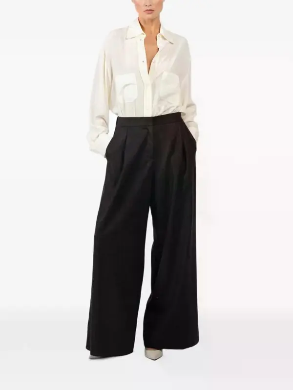 Dusan Pleated Palazzo Pants