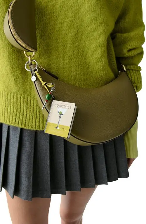 Kate Spade New York Charmed Cocktail Leather Bag Charm
