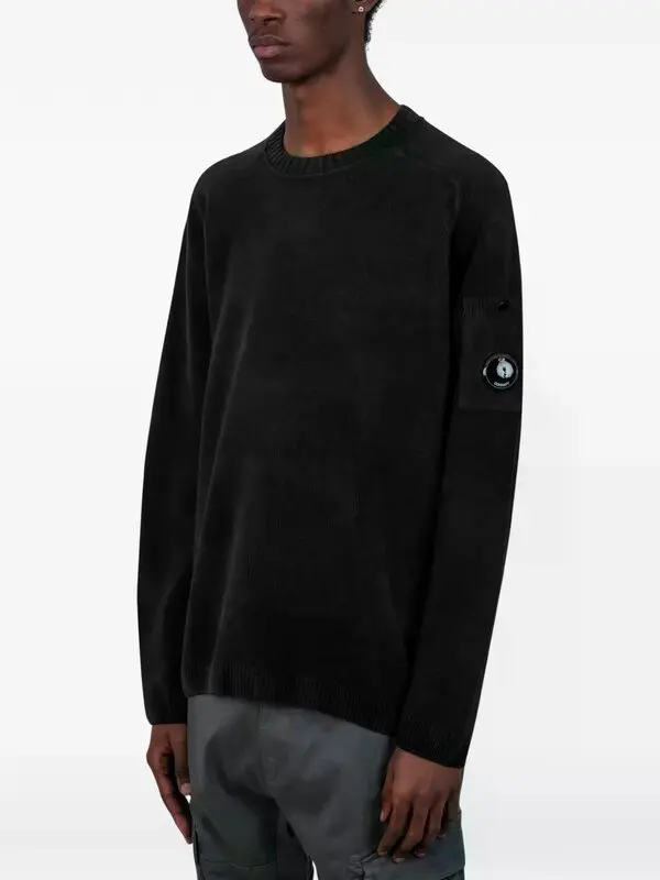 C.P. COMPANY Crew-neck Sweatshirt With Logo Patch
