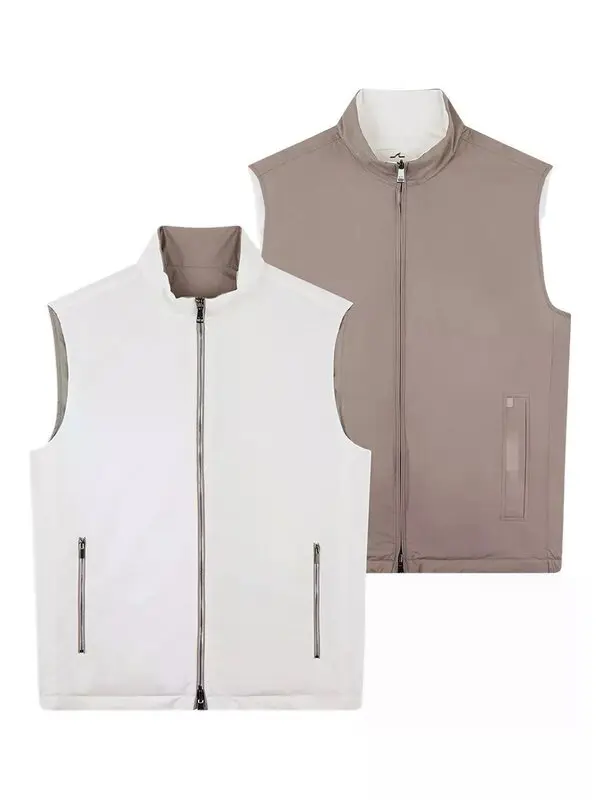 Paul & Shark Reversible Zip-fastening Gilet - White
