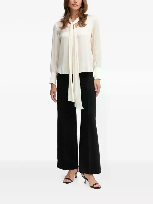 PEDRO DEL HIERRO Tie-neck Blouse