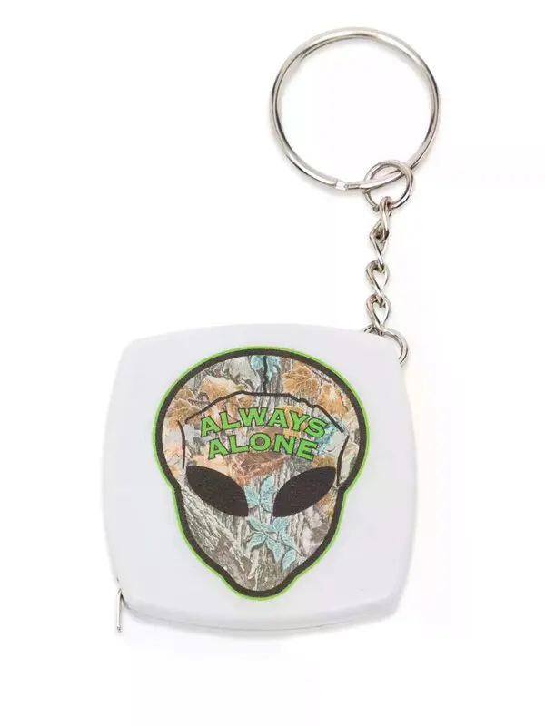 ANTI SOCIAL SOCIAL CLUB Alien Keyring - White