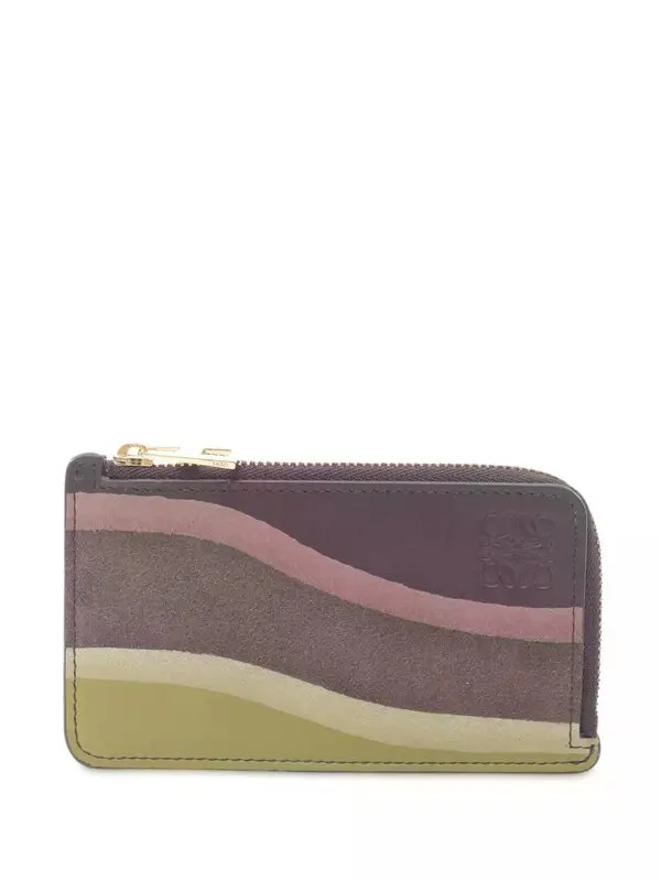 Loewe 2010-2025 Leather Landscape Card Holder - Brown
