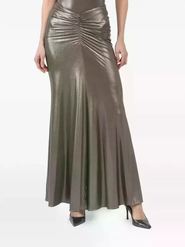 Lapointe Gathered Maxi Skirt
