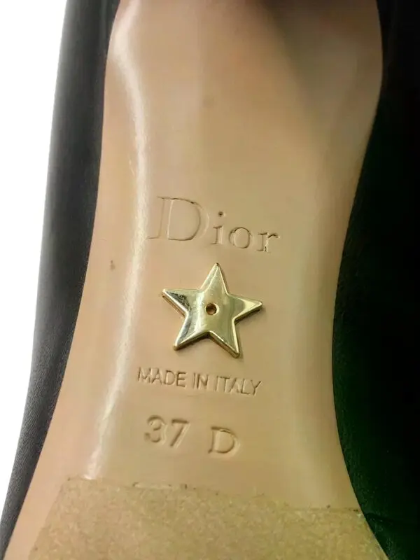 Dior Leather Lace-up Pointed Toe Ankle Boots
