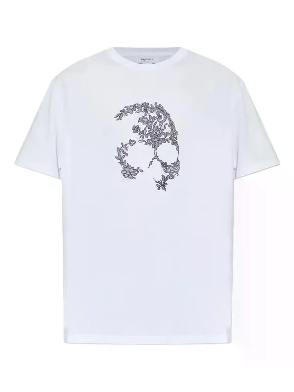 Alexander McQueen Skull-print T-shirt - White
