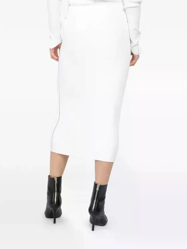 Maria Mcmanus Ribbed Knit Midi Skirt