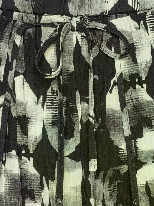 Henrik Vibskov Printed Drawstring Trousers - Black