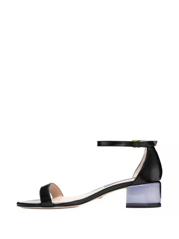 STUART WEITZMAN Lucite Block-heel Sandals