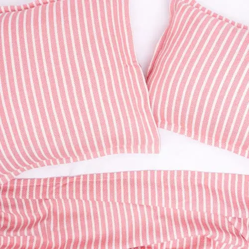 CAROL & FRANK Bengal Stripe Blanket - Pink