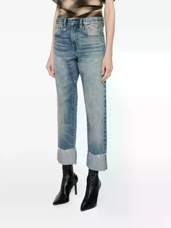 R13 Romeo Cuffed Jeans