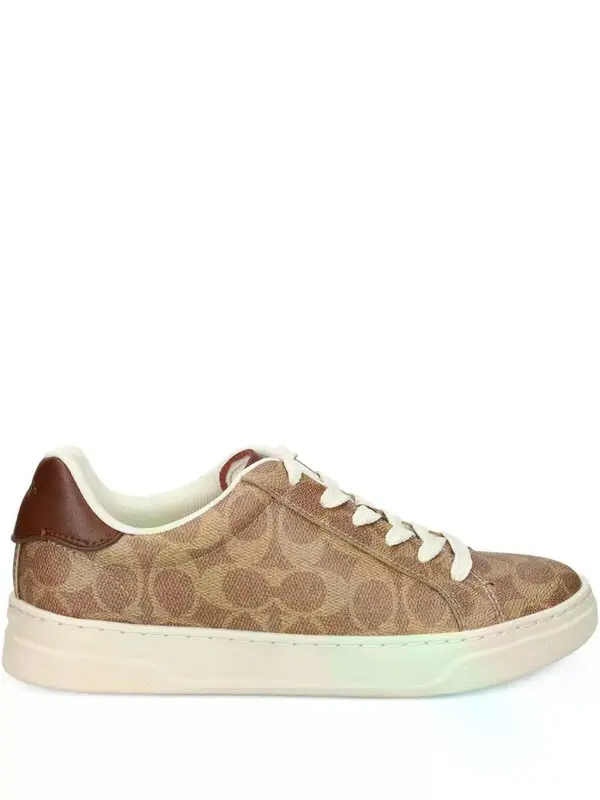 COACH High Line Logo-print Sneakers - Neutrals