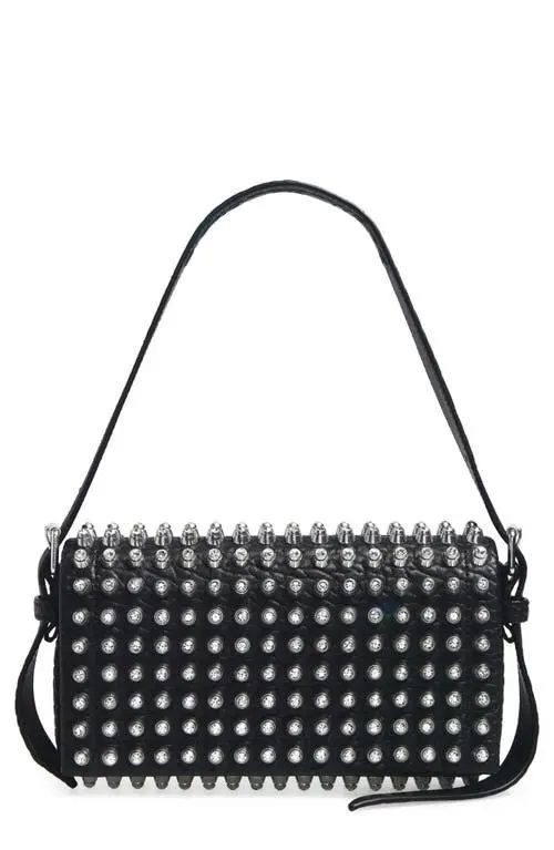 Alexander Wang Slim Ricco Crown Studded Leather Shoulder Bag