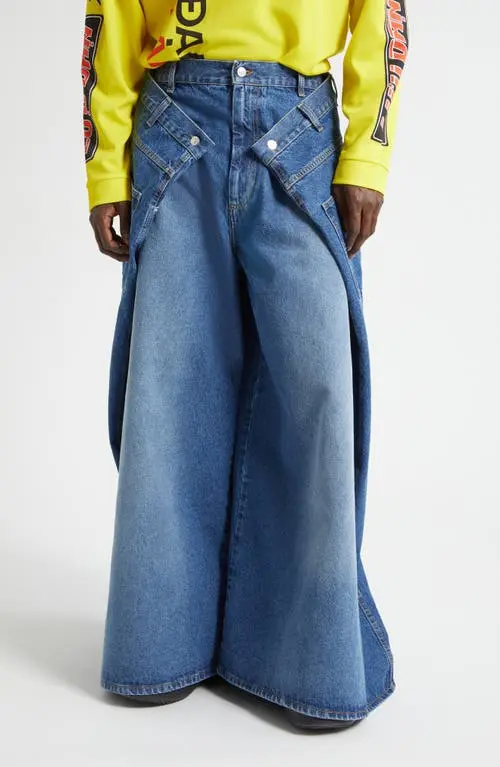 LU'U DAN Maxi Wide Leg Jeans - Lawless