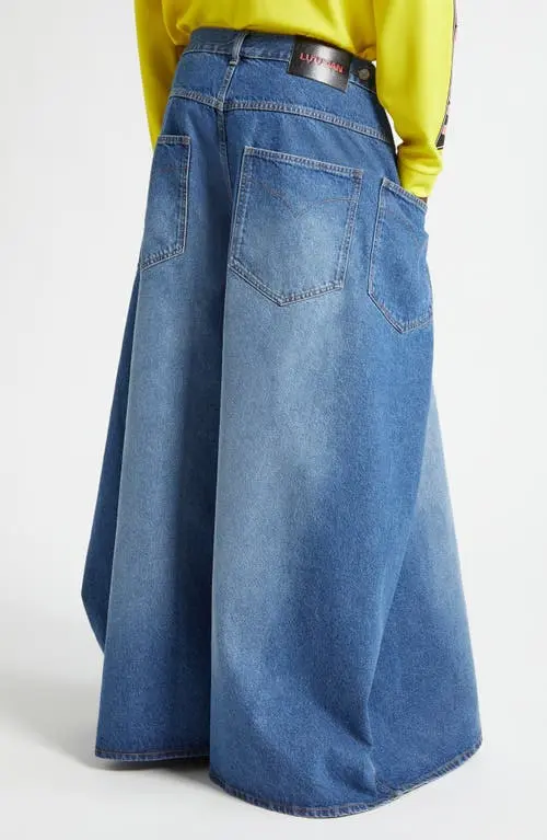 LU'U DAN Maxi Wide Leg Jeans