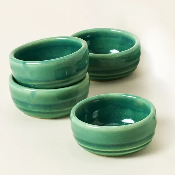 UNCOMMON GOODS Mezcal Sipping Copitasset Of 4 Sarah Welch Pottery - Multi
