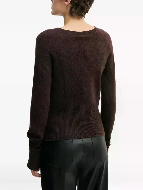 SANDRO FERRONE Ribbed Long-sleeve Sweater