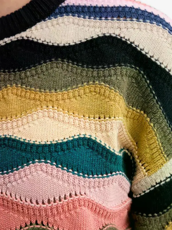 Paul Smith Striped Wave Sweater
