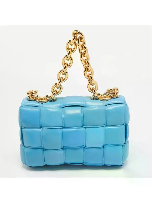 Bottega Veneta Cassette Shoulder Bag - Blue