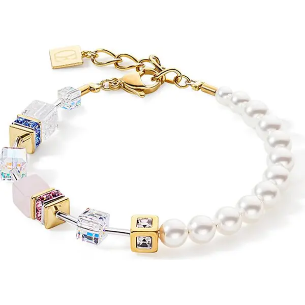COEUR DE LION Geocube Precious Fusion Pearls Bracelet - Multicolor