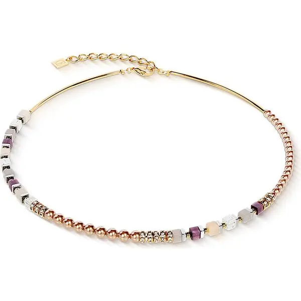 COEUR DE LION Precious Fusion Offset Necklace - Blush