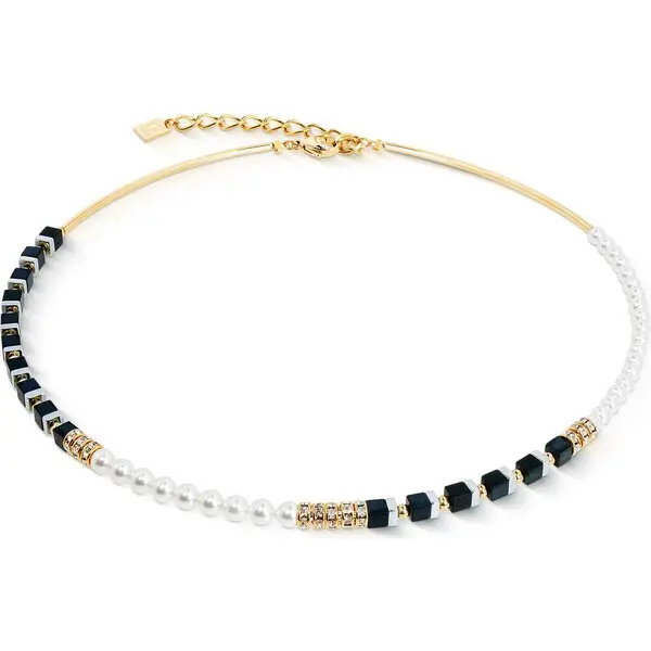 COEUR DE LION Precious Fusion Offset Necklace - Pearl