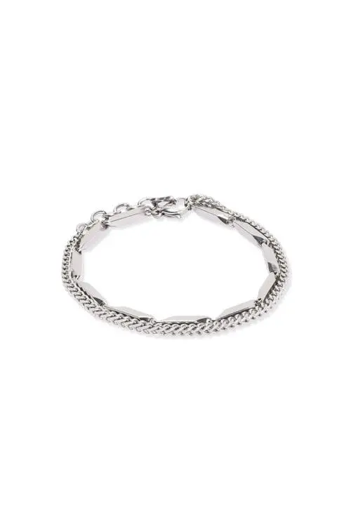 COEUR DE LION Twisted Layers Bracelet - Silver