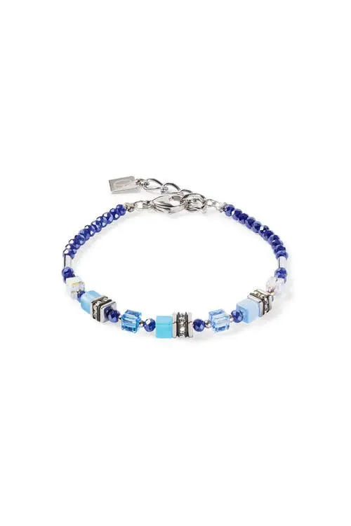 COEUR DE LION Mini Cubes Bracelet - Blue