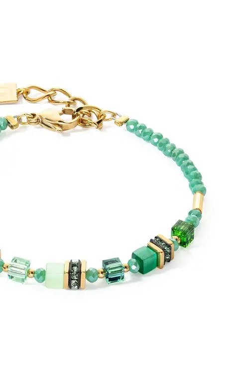 COEUR DE LION Mini Cubes Bracelet - Green