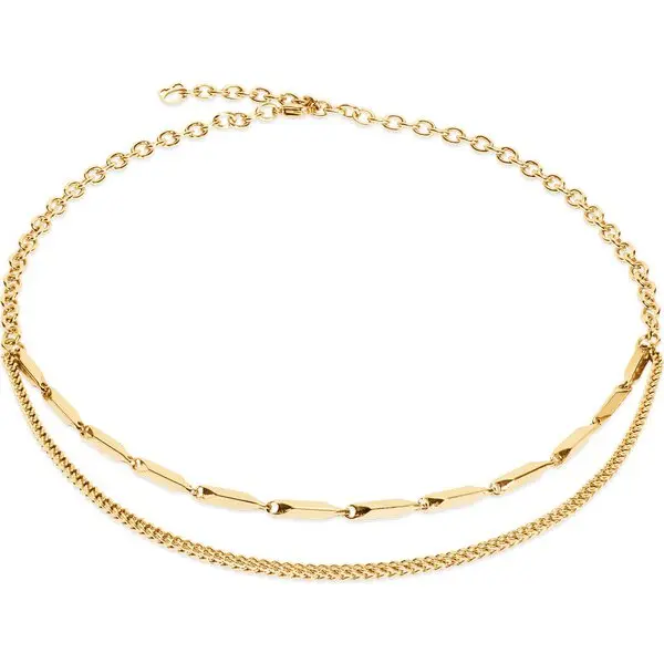 COEUR DE LION Twisted Layers Necklace - Gold