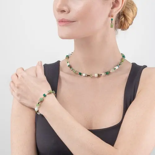 COEUR DE LION Geocube Iconic Precious Bracelet - Green