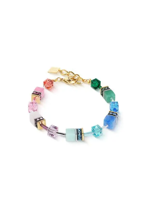 COEUR DE LION Geocube Iconic Precious Bracelet - Rainbow