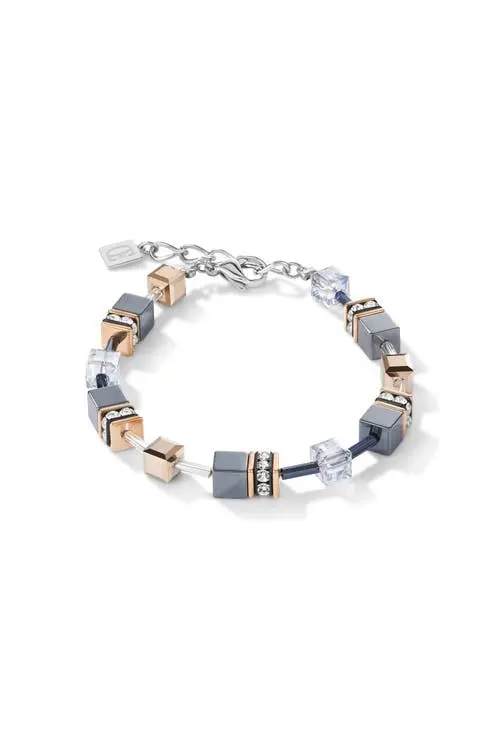 COEUR DE LION Geocube Bracelet - Ice Blue