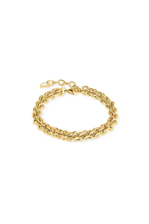 COEUR DE LION Mesh Chain Classic Bracelet - Gold