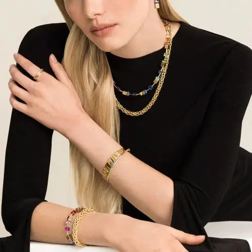 COEUR DE LION Mesh Chain Classic Bracelet - Gold