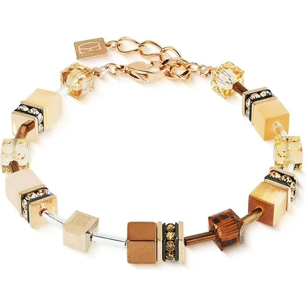 COEUR DE LION Geocube Iconic Bracelet - Mocha Mousse