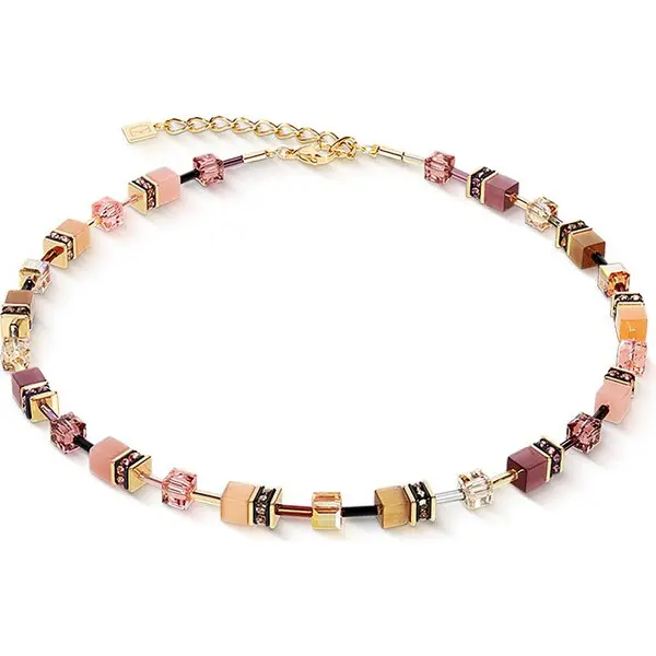 COEUR DE LION Geocube Iconic Necklace - Blush