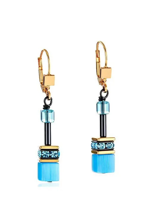 COEUR DE LION Geocube® Earrings - Rainbow