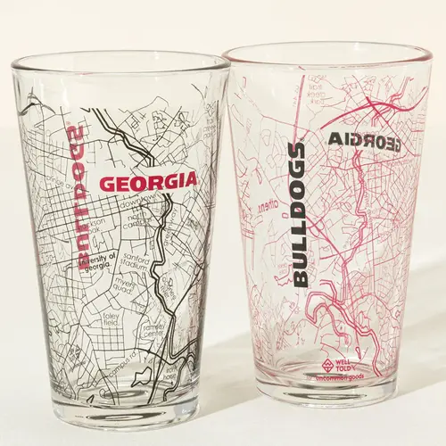 UNCOMMON GOODS Your College Town Pint Glassset Of 2 - University Of Virginia