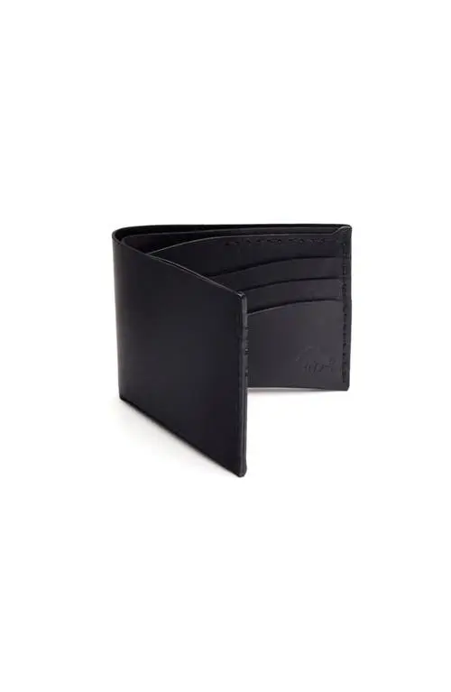 EZRA ARTHUR No. 8 Classic Bifold Wallet - Black