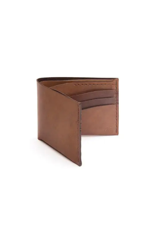EZRA ARTHUR No. 8 Classic Bifold Wallet - Whiskey