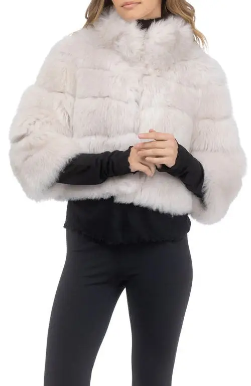 Gorski Genuine Shearling Bolero - Cream