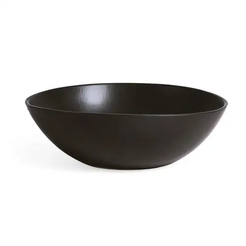 GHARYAN STONEWARE Dadasi Serving Bowl - Matte Black