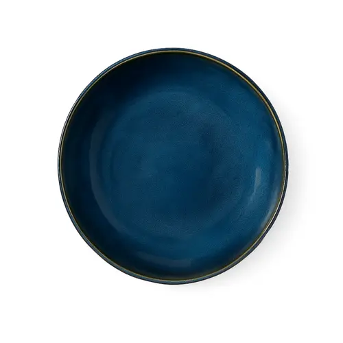 GHARYAN STONEWARE Youlha Pasta Plate - Indigo