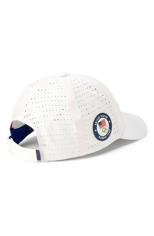 Polo Ralph Lauren Sport Baseball Cap - Ceramic White