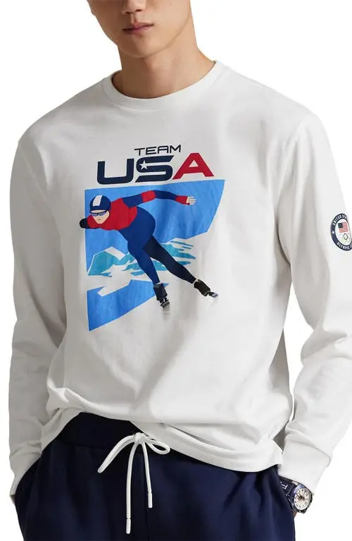 Polo Ralph Lauren Team Usa Jersey Graphic T-shirt - White