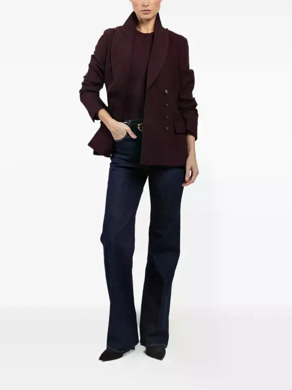 Masnada Double-breasted Jacket - Purple
