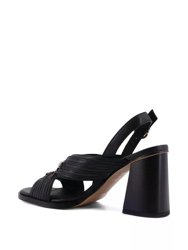 Pinko Woven Heeled Sandals