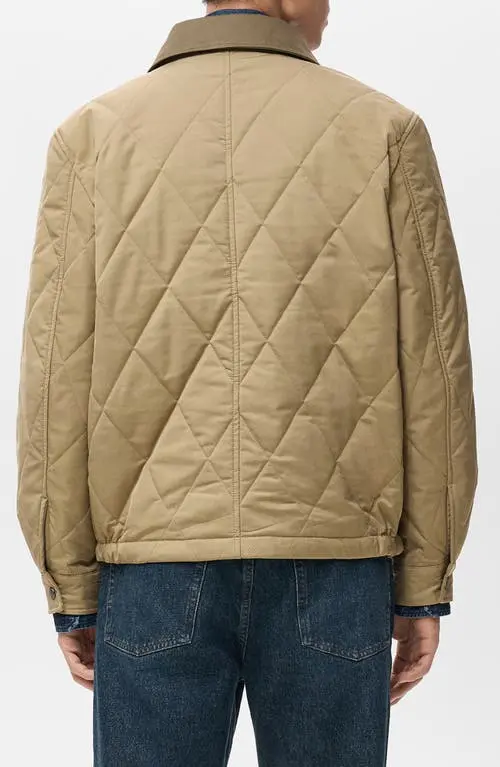 Mango Quilted Water-repellent Jacket