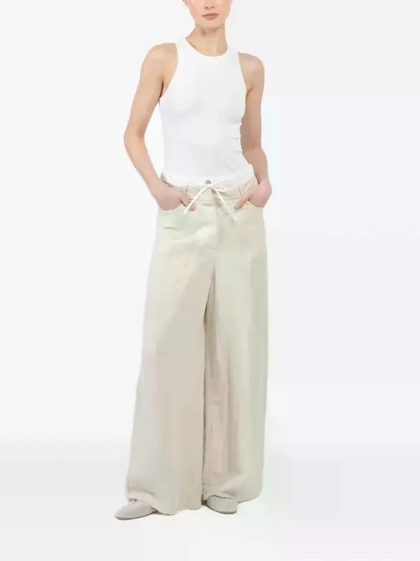 Masnada Frayed Palazzo Pants